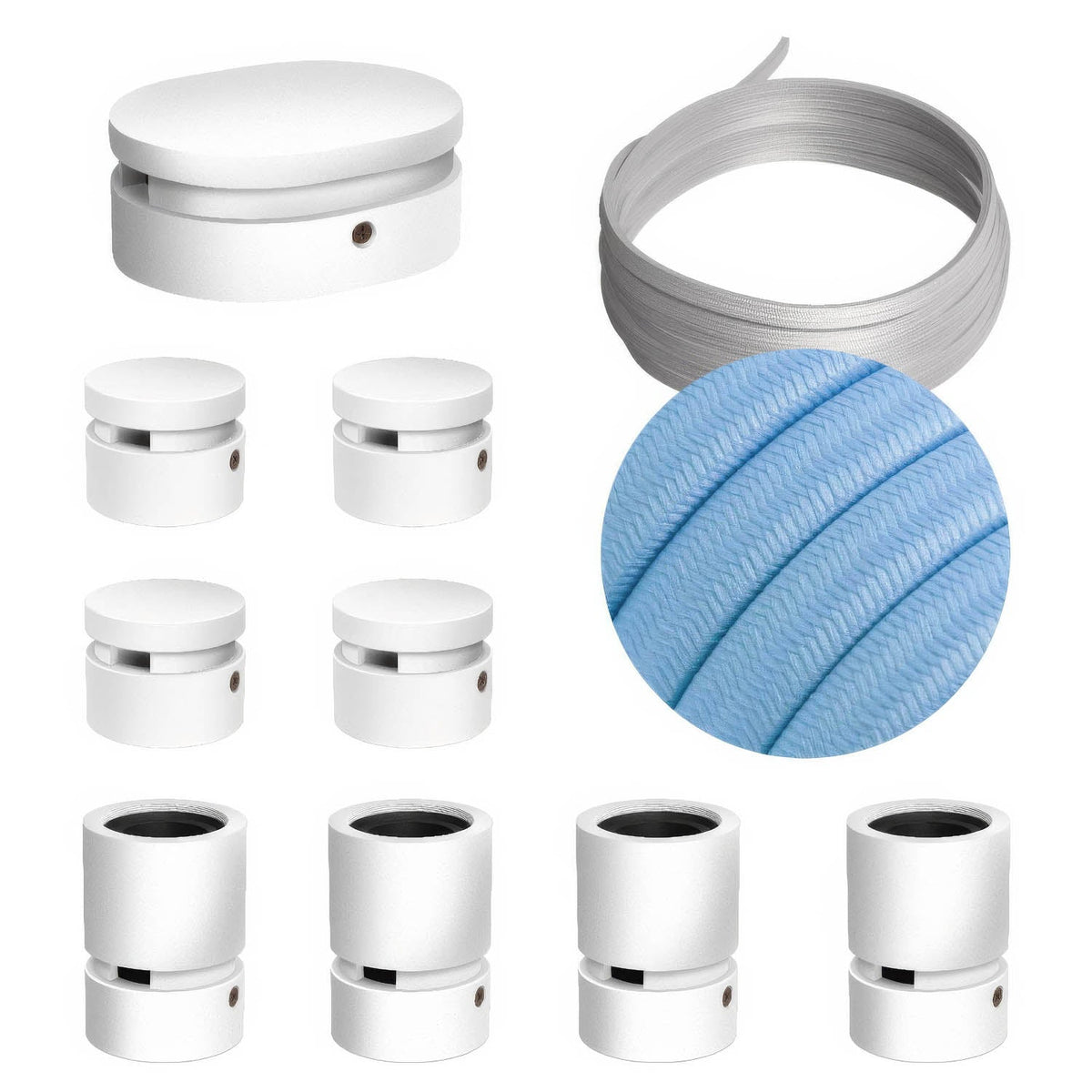 Filé Symmetric System Kit komplett in Weiß mit zentraler Rosette – CM17 ...